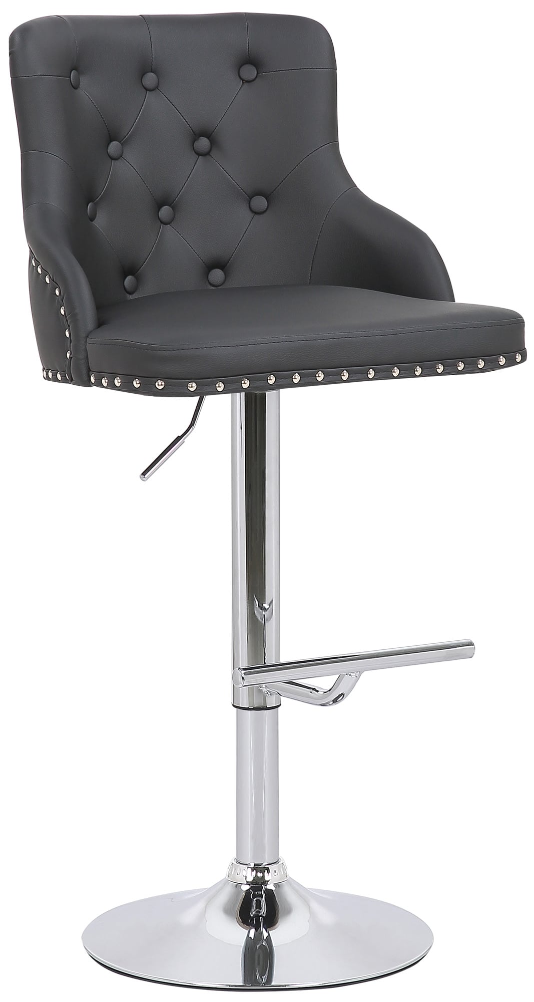 CLP Barhocker Werne Kunstleder I Thekenhocker Höhenverstellbar I ...